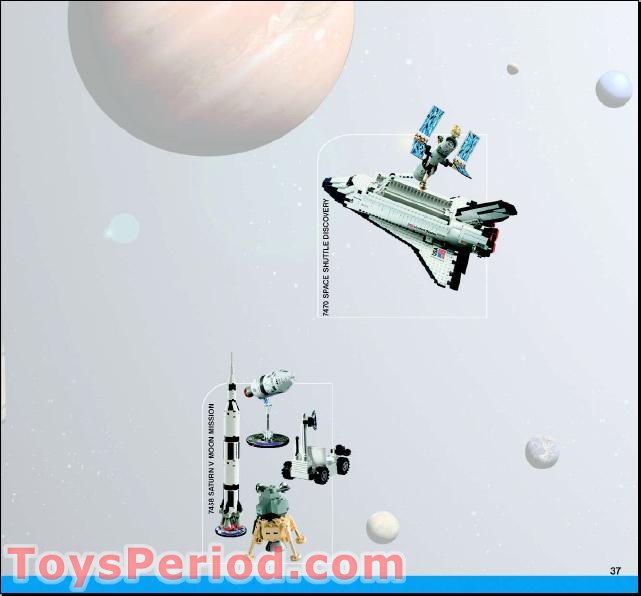 LEGO 7469 Mission to Mars Instructions and Parts List