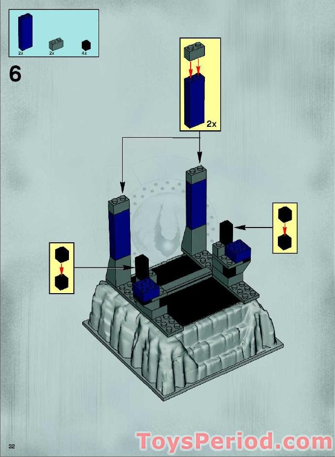 LEGO 8894 Piraka Stronghold Instructions and Parts List