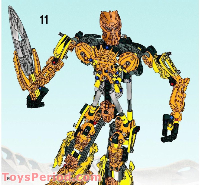 LEGO 8998 Toa Mata Nui Instructions and Parts List