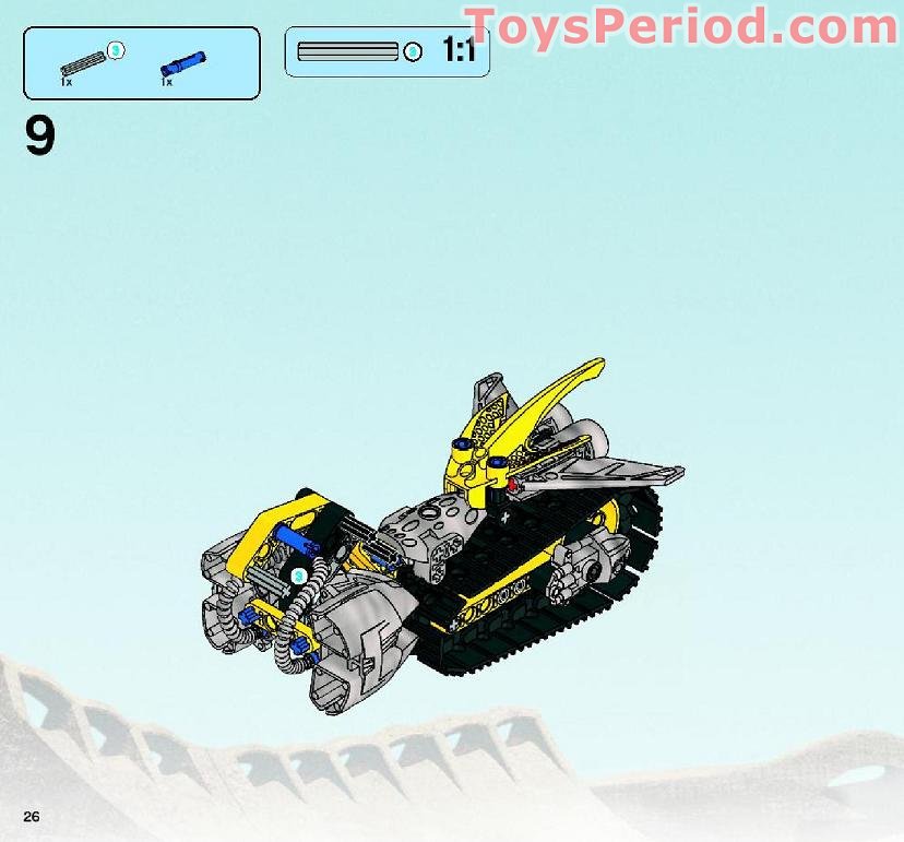 LEGO 8992 Cendox V1 Instructions and Parts List