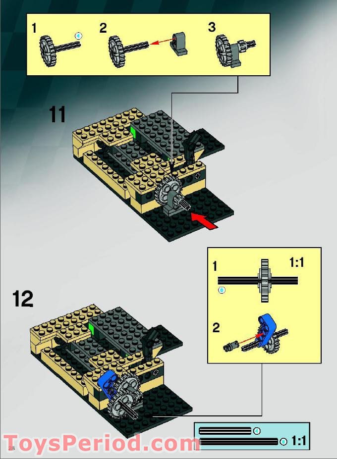 LEGO 8135 Bridge Chase Instructions and Parts List