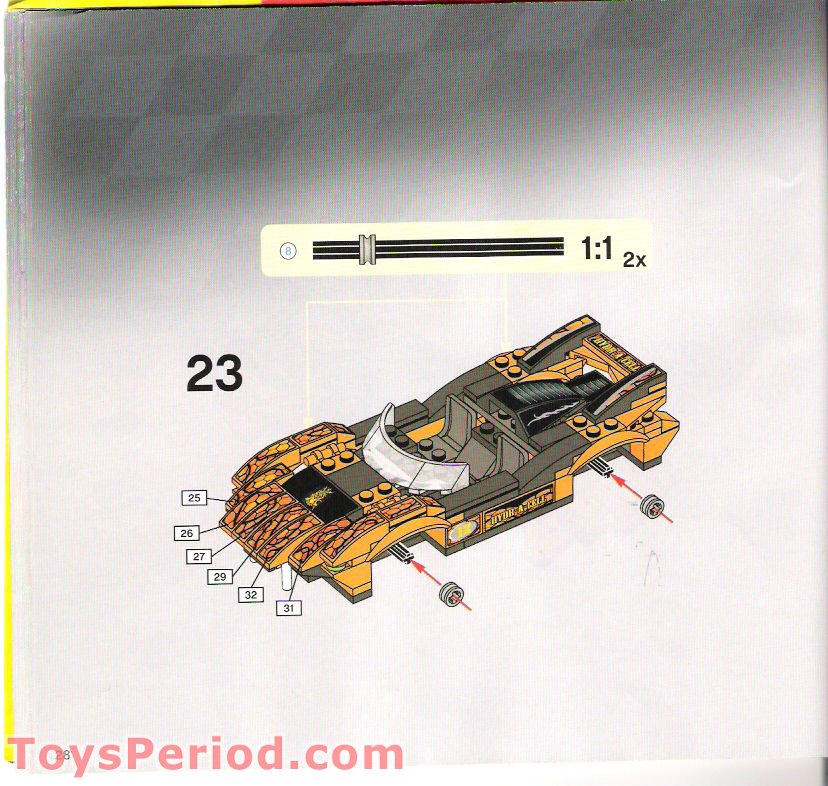 LEGO 8158 Speed Racer and Snake Oiler Set Parts Inventory and ...