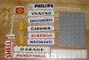 LEGO 491-2 Shell Station Brick and Sign, 6 Named Beams Set Parts List