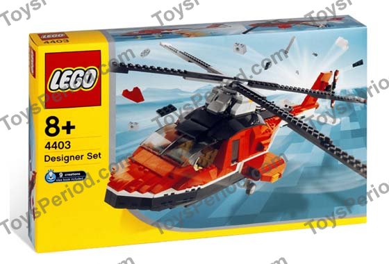 LEGO 4403 Air Blazers Instructions and Parts List
