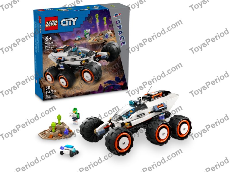 LEGO 60431 Space Explorer Rover and Alien Life Set Parts List