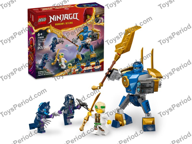 LEGO 71805 Jay's Mech Battle Pack Set Parts List