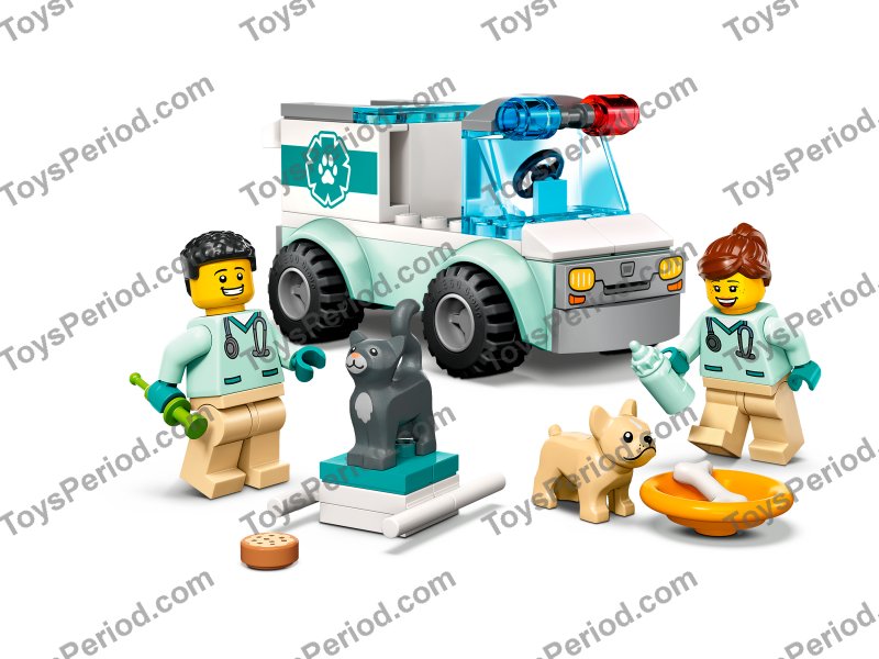 LEGO 60382 Vet Van Rescue Set Parts List