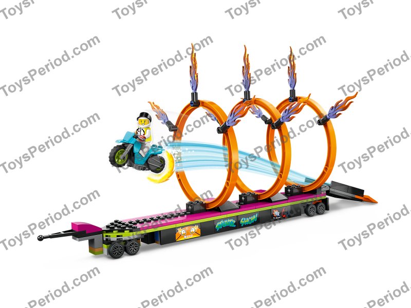 LEGO 60357 Stunt Truck & Ring of Fire Challenge Set Parts List