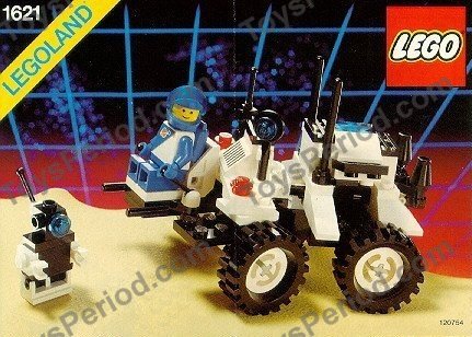 LEGO 1621 Lunar MPV Vehicle Instructions and Parts List