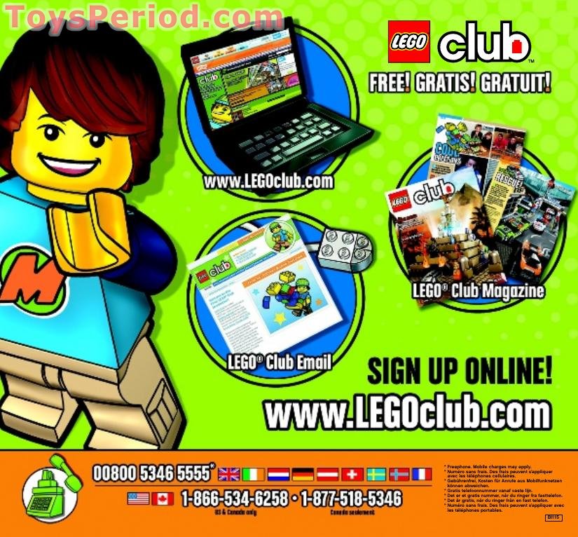 LEGO 5885 Triceratops Trapper Instructions and Parts List