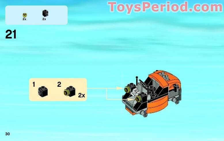 LEGO 60020 Cargo Truck Instructions and Parts List