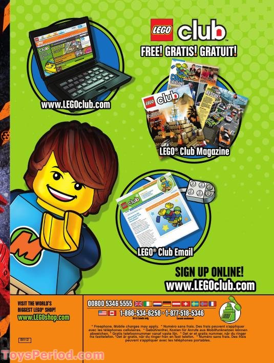 LEGO 6218 Splitface Instructions and Parts List