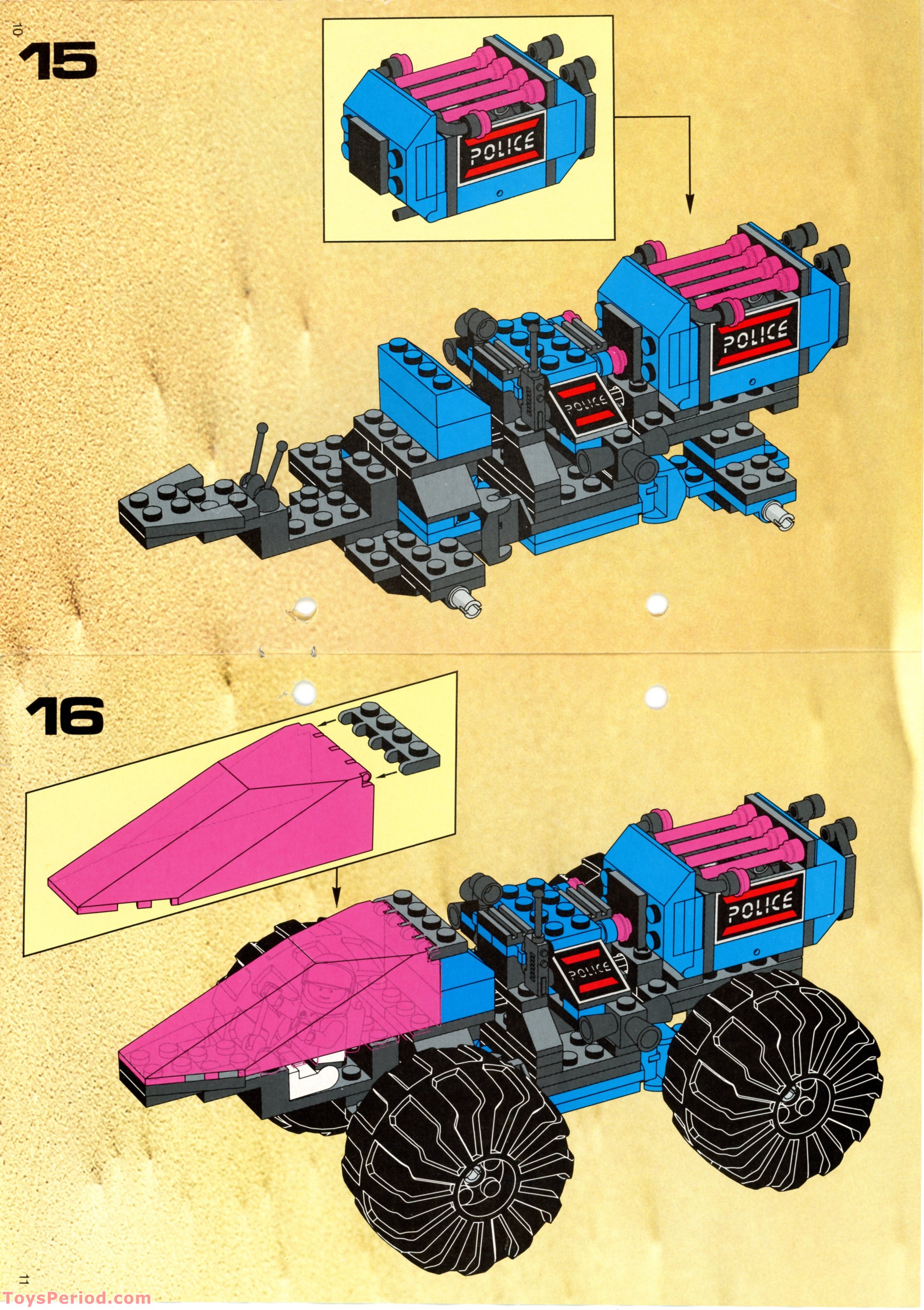 LEGO 6895 Spy-Trak I Instructions and Parts List