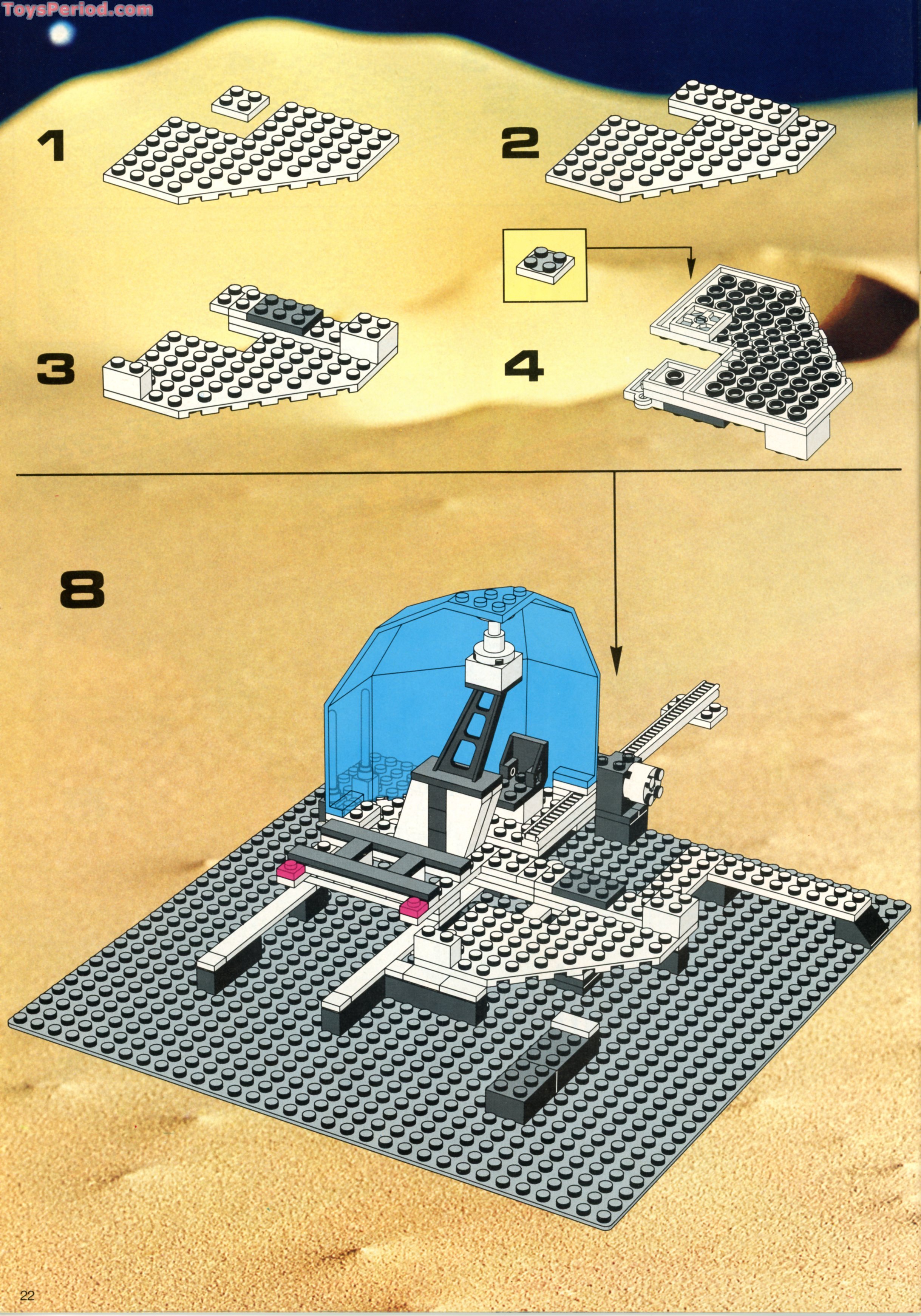 LEGO 6990 Monorail Transport System Instructions and Parts List