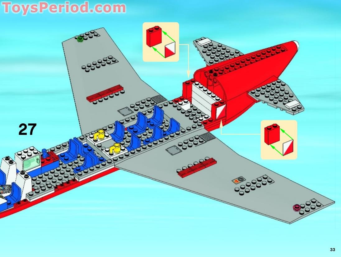 LEGO 3182 Airport Instructions and Parts List