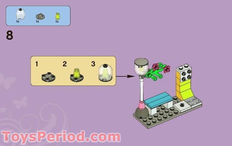 LEGO 3183 Stephanie's Cool Convertible Instructions and Parts List