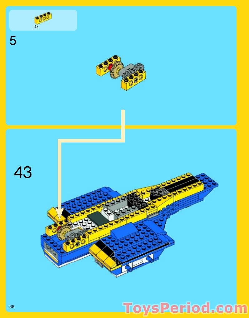 LEGO 31011 Aviation Adventures Instructions and Parts List