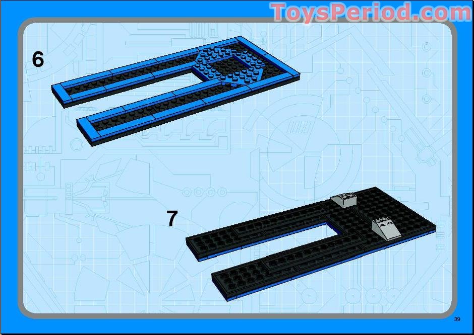 LEGO 10131 TIE Collection Instructions and Parts List