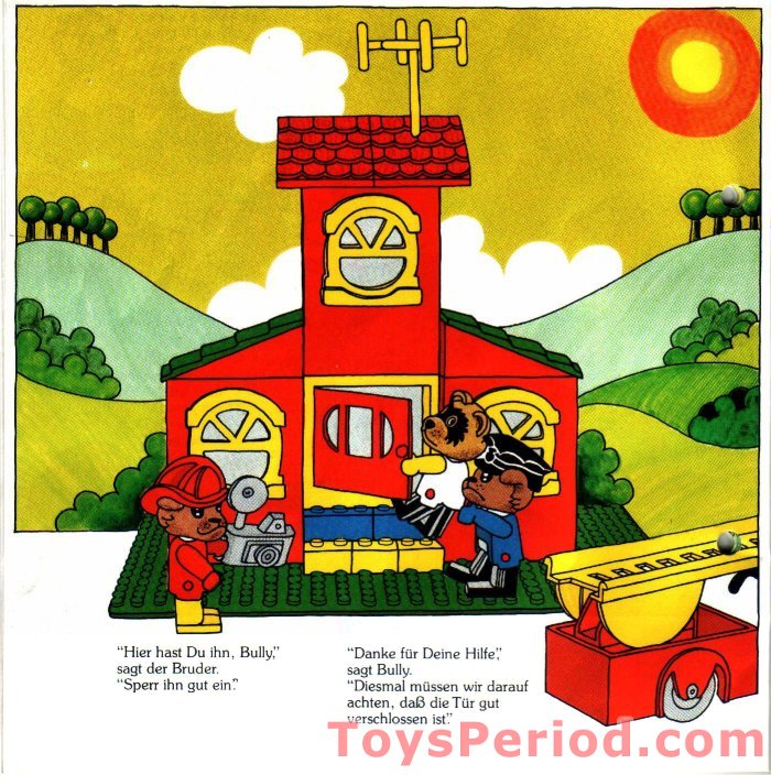 LEGO 3669 Fire and Police Station Instructions and Parts List