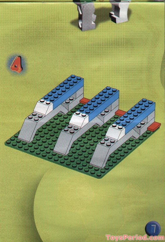 LEGO 3403 Fans' Grandstand with Scoreboard Instructions and Parts List
