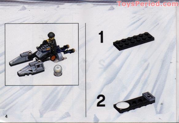 LEGO 4742 Chill Speeder Instructions and Parts List