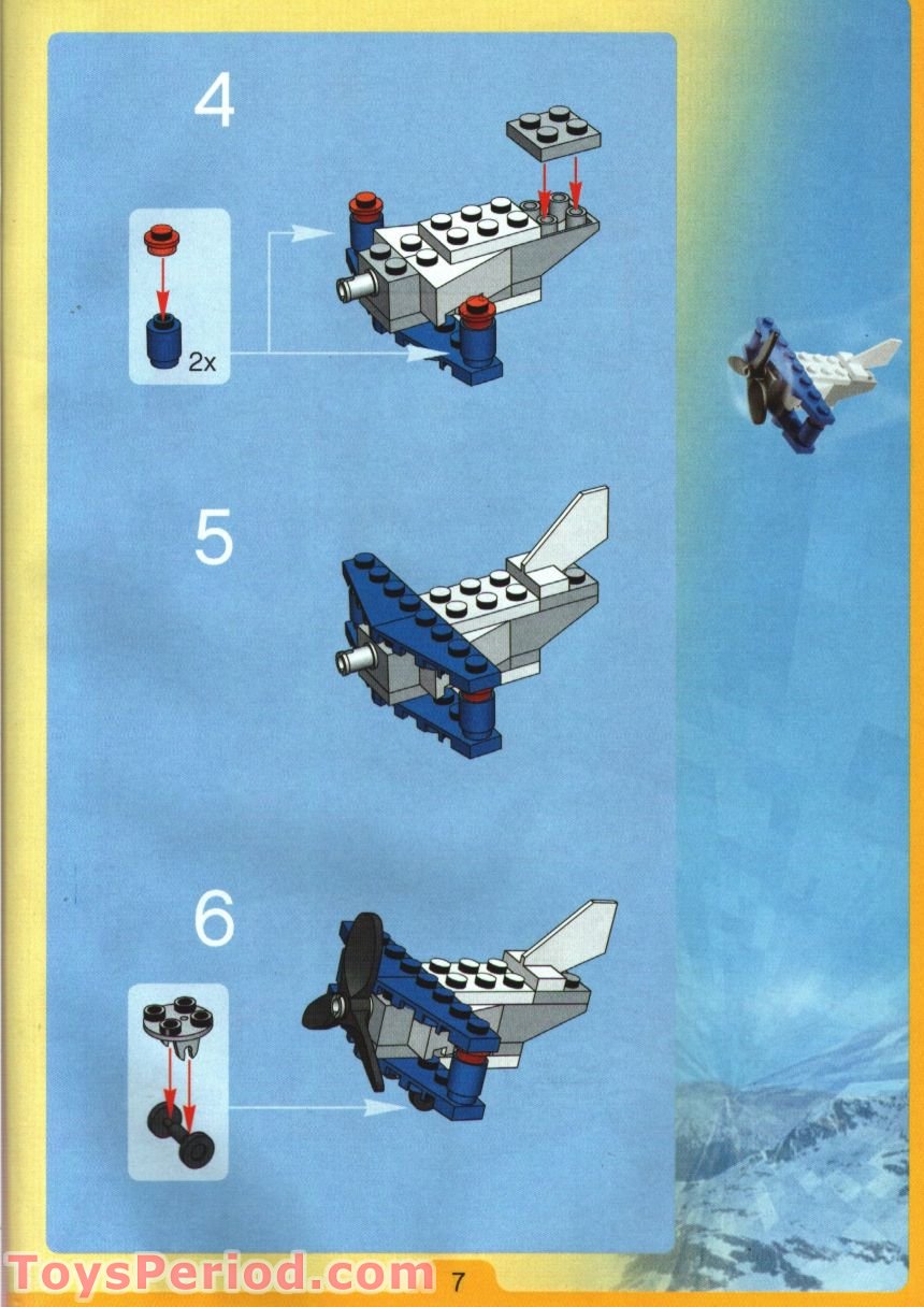 LEGO 4098 High Flyers Instructions and Parts List