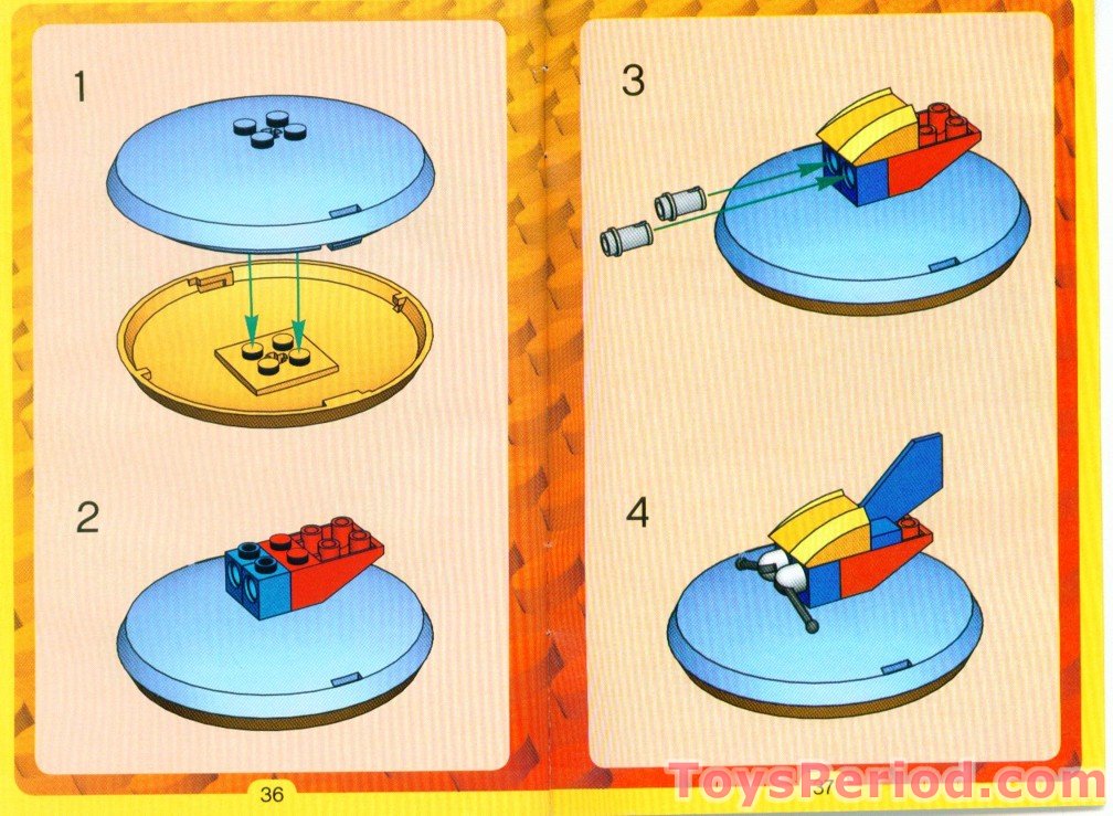 LEGO 4413 Arachno Pod Instructions and Parts List