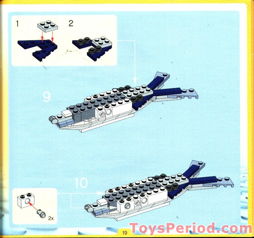 LEGO 4506 Deep Sea Predators Instructions and Parts List