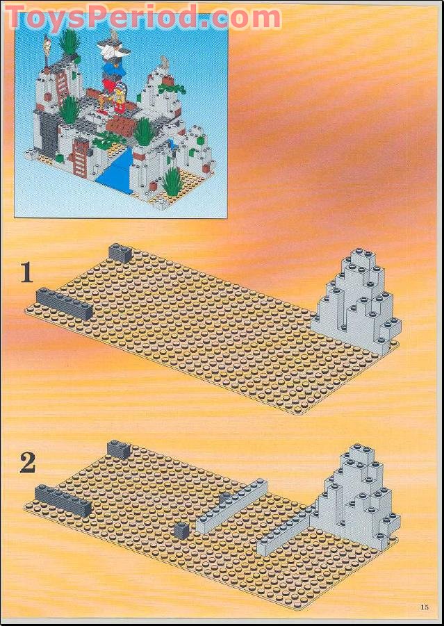 LEGO 6763 Rapid River Village Instructions and Parts List