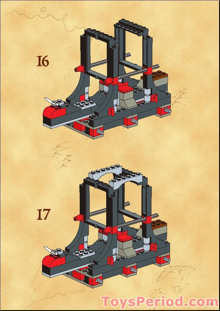 LEGO 6096 Bull's Attack Instructions and Parts List