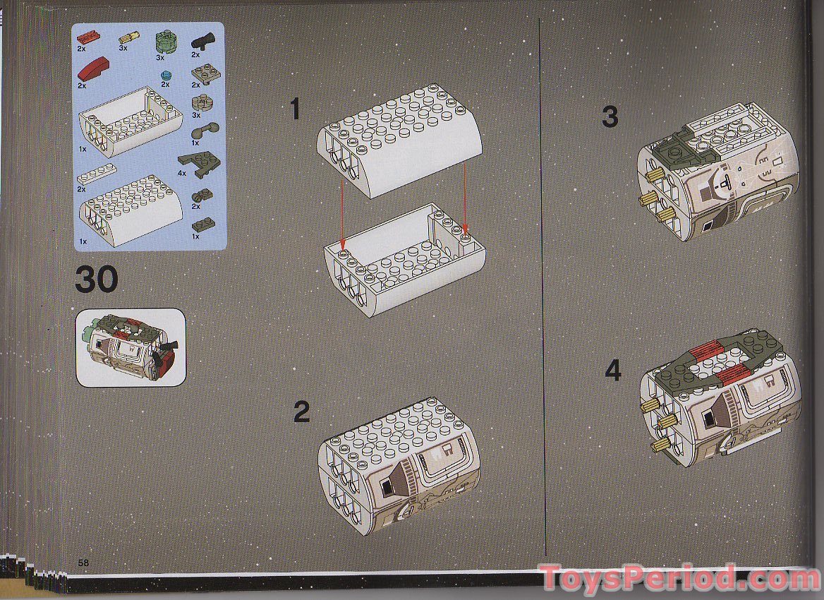 LEGO 6211 Imperial Star Destroyer Instructions and Parts List