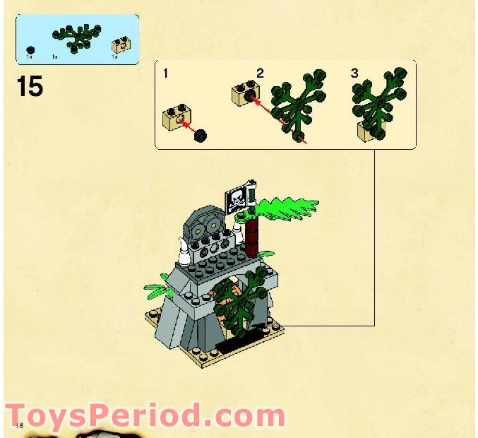 LEGO 6241 Loot Island Instructions and Parts List