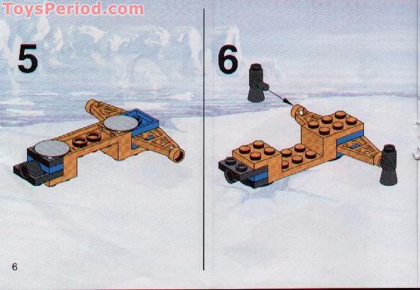 LEGO 6579 Ice Surfer Instructions and Parts List
