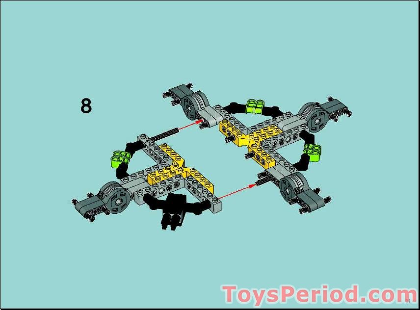 LEGO 7707 Striking Venom Instructions and Parts List