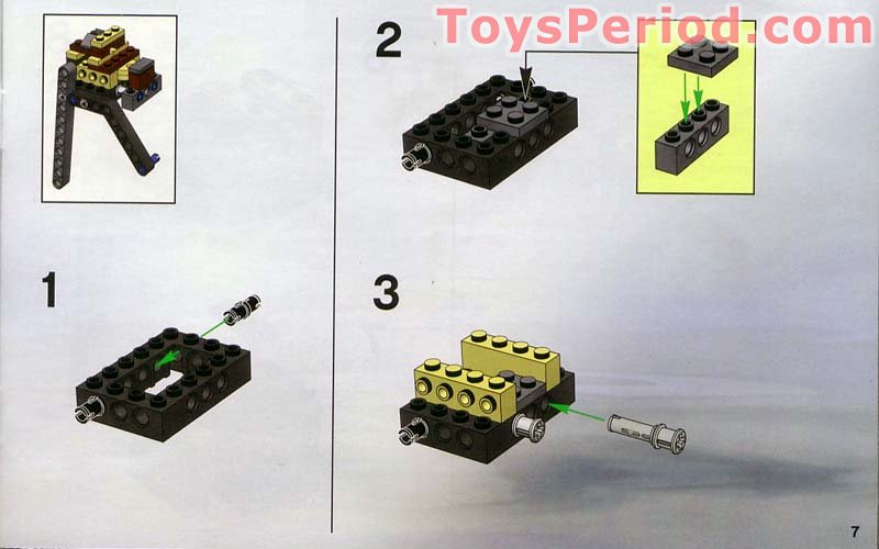 LEGO 7017 Viking Catapult Versus Nidhogg Dragon Instructions and Parts List