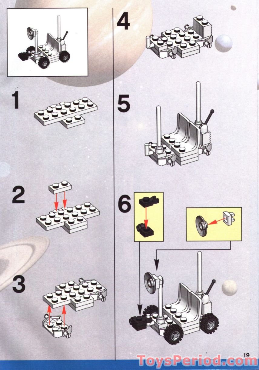 LEGO 7468 Saturn V Moon Mission Instructions and Parts List