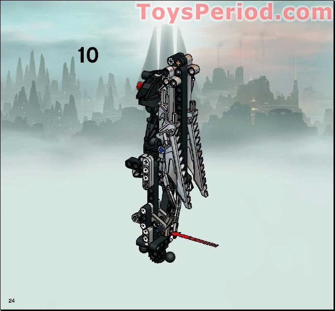 LEGO 8621 Turaga Dume and Nivawk Instructions and Parts List