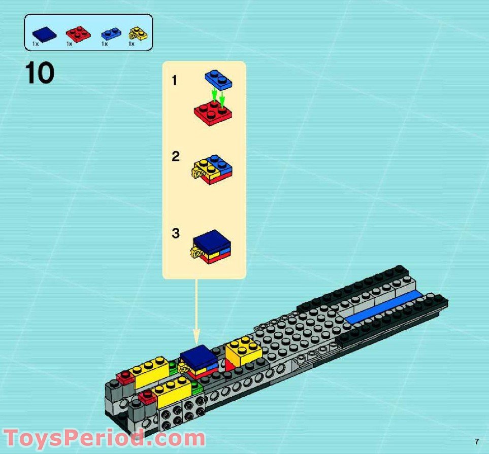 LEGO 8636 Mission 7: Deep Sea Quest Instructions and Parts List