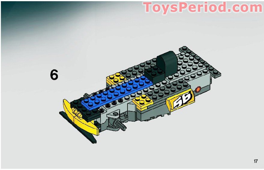 LEGO 8183 Track Turbo RC Instructions and Parts List