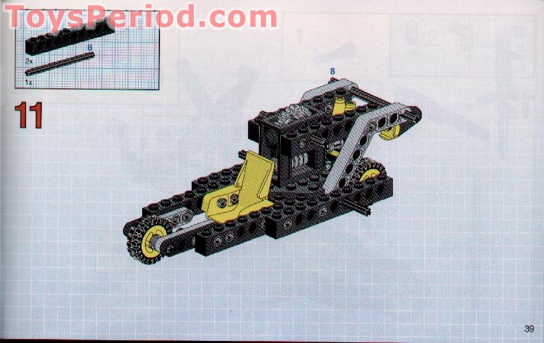 LEGO 8222 V-Tol Instructions and Parts List