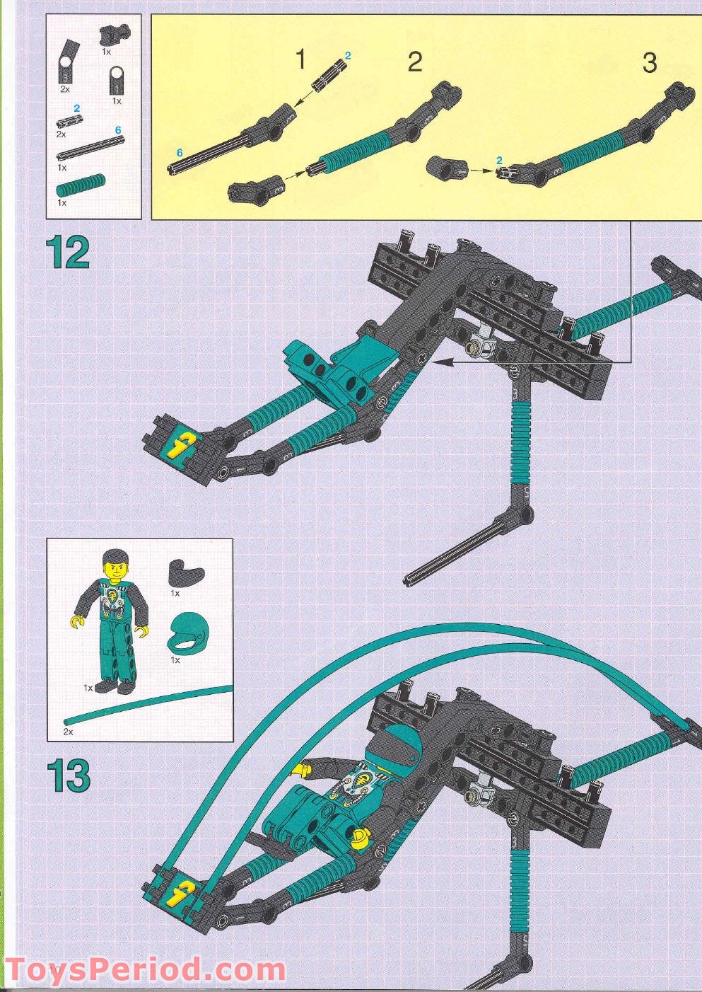 LEGO 8266 Super Challenge Instructions and Parts List