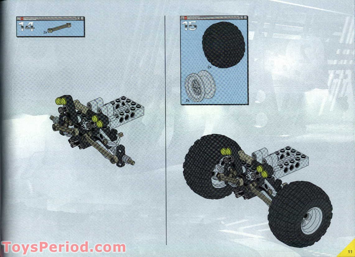 LEGO 8465 Extreme Off-Roader Instructions and Parts List