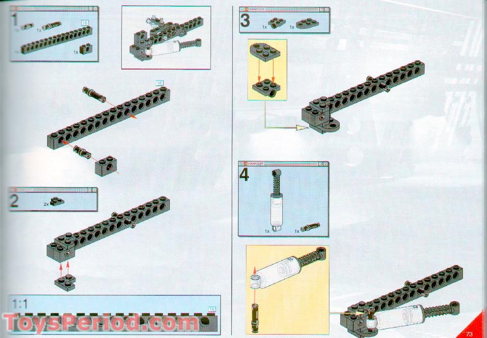 LEGO 8466 4x4 Off Roader Instructions and Parts List