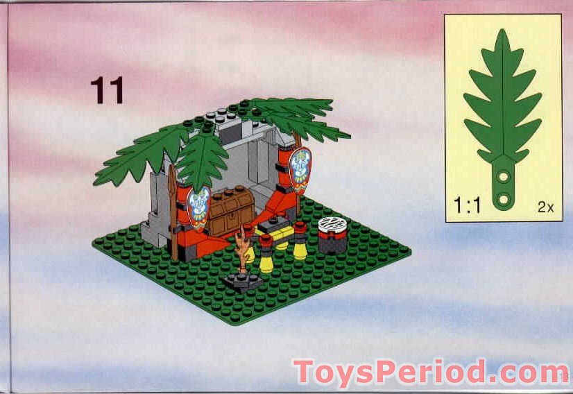 LEGO 6262 King Kahuka's Throne Instructions and Parts List