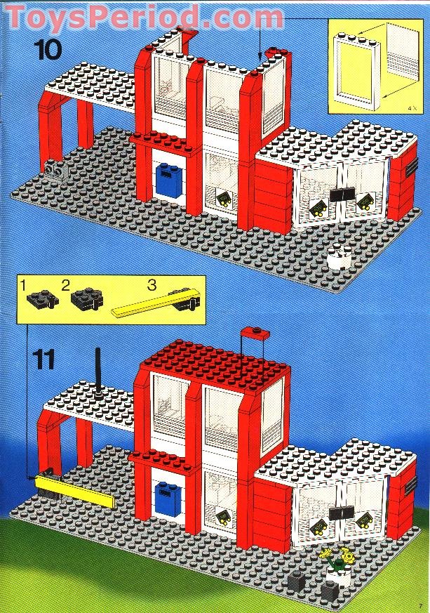 LEGO 1490 Town Bank Instructions, from 1988 | LEGO Reference