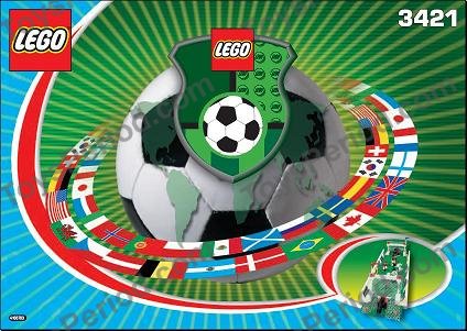 LEGO 3421 3 v 3 Shootout Instructions and Parts List