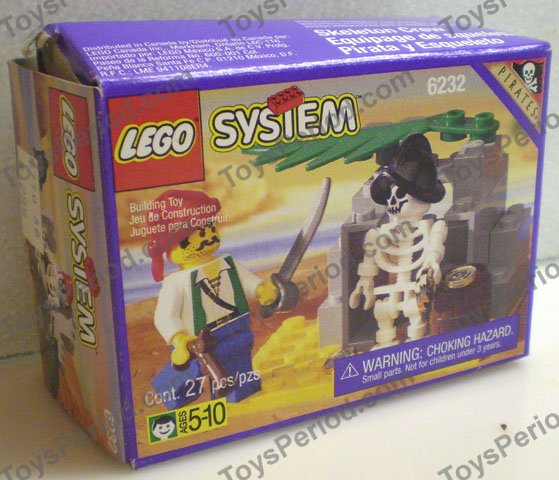 LEGO 6232 Skeleton Crew Instructions and Parts List
