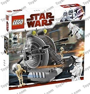 LEGO 7748 Corporate Alliance Tank Droid Set Parts List