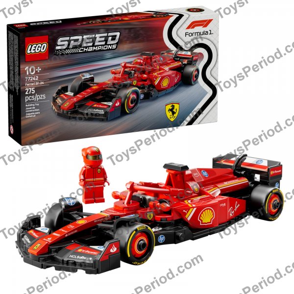 LEGO 77242 Ferrari SF-24 Set Parts List