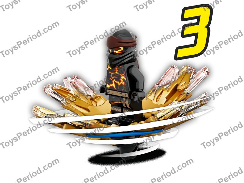 LEGO 70685 Spinjitzu Burst Cole Set Parts List